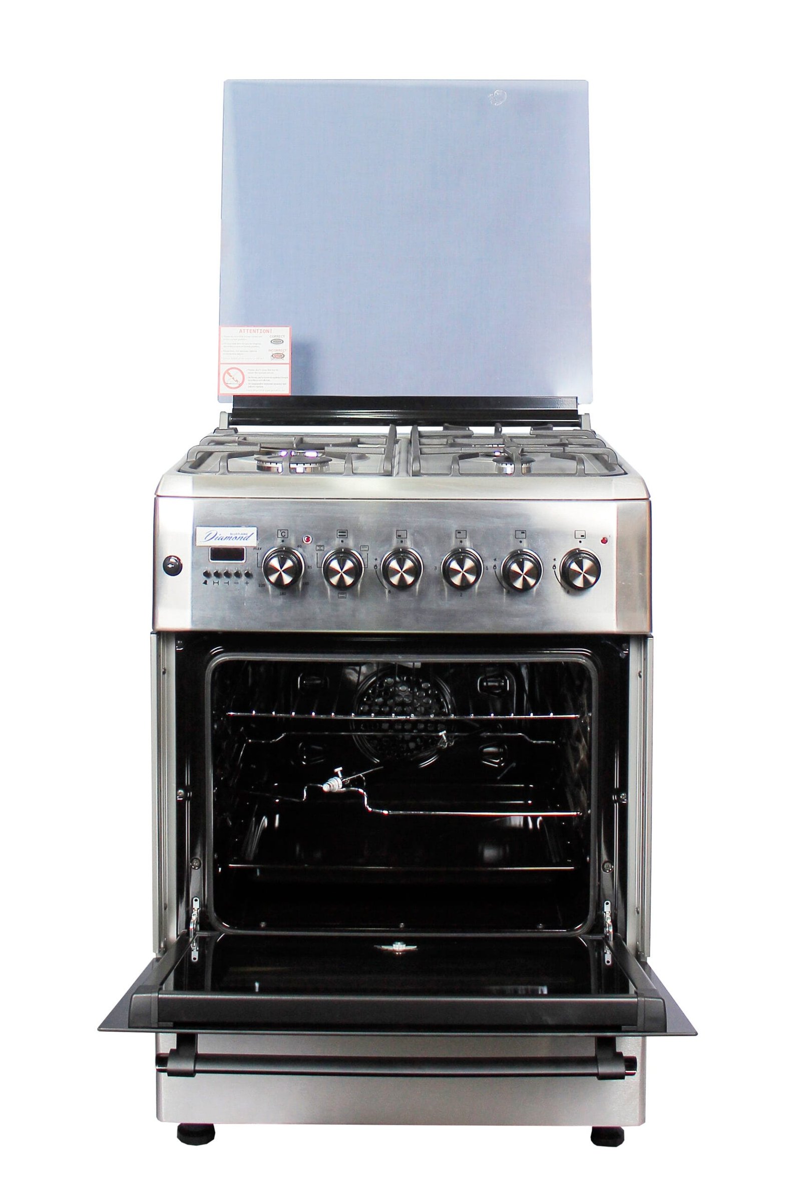 BlueFlame diamond cooker D6031ERF 60cm X 60cm 3 gas burners and 1 ...